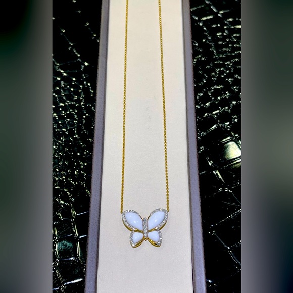 Effy | Jewelry | Cute Effy Agate Diamond Necklace In 4k | Poshmark